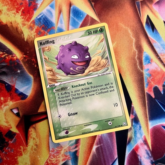 Pokemon | Other | Pokmon Koffing Card Ex Team Rocket Returns 204 | Poshmark